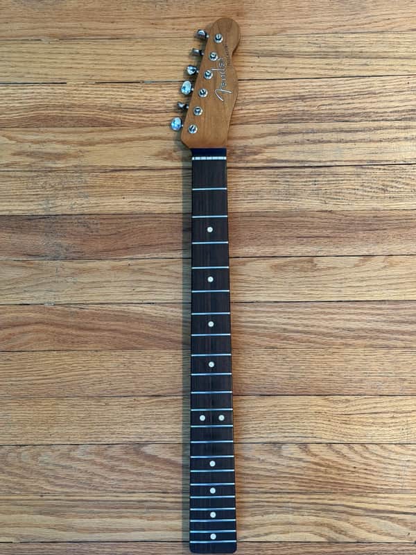 Warmoth Tele Telecaster Neck - Roasted Maple and Dark Indian | Reverb