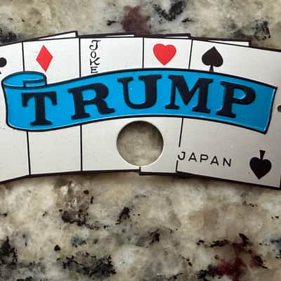 Trump Drum Badge Logo Emblem New Old Stock 60s-70s | Reverb