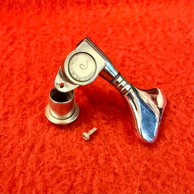 Schaller M4 Bass tuner BASS side 1970 - Chrome original | Reverb