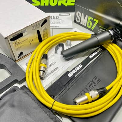 Shure SM57 Cardioid Dynamic Microphone w/Desktop Stand/XLR | Reverb