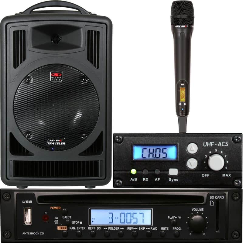 Galaxy Audio TV8 Traveler Portable Wireless PA Speaker System | Reverb