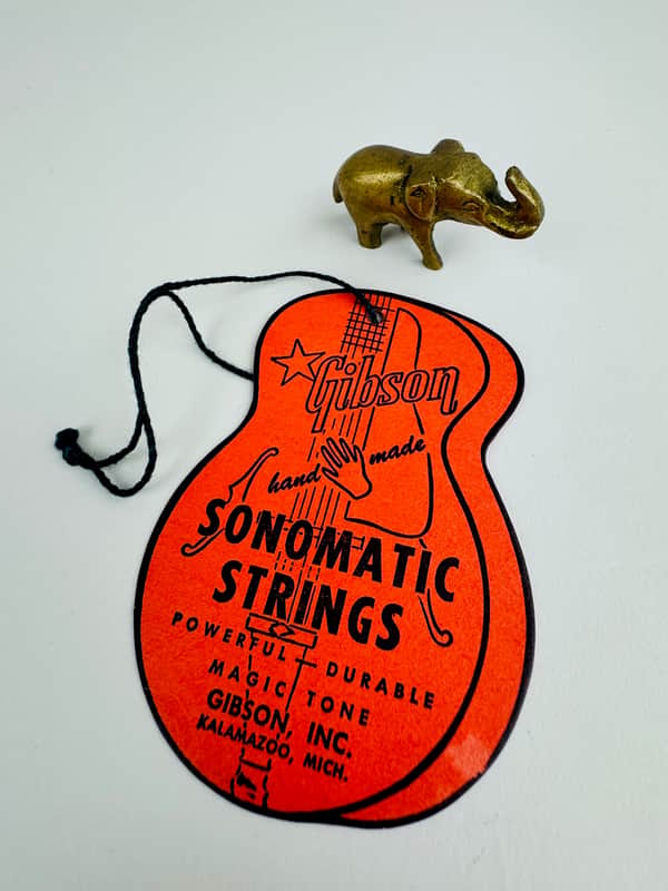 Gibson Sonomatic Strings Hang Tag Historic Reissue | Reverb