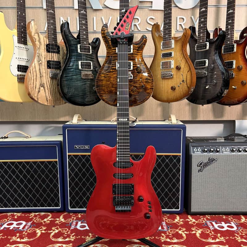 ESP The Eclipse Custom Telecaster Floyd Rose Candy Apple | Reverb UK
