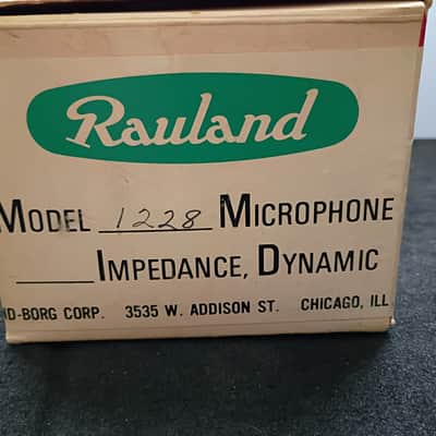 Rauland Model 1228 Microphone RARE Vintage Multi-Port Dynamic | Reverb