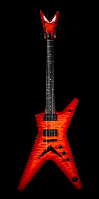 Dean USA Custom Shop ML - Orange Red Burst | Reverb