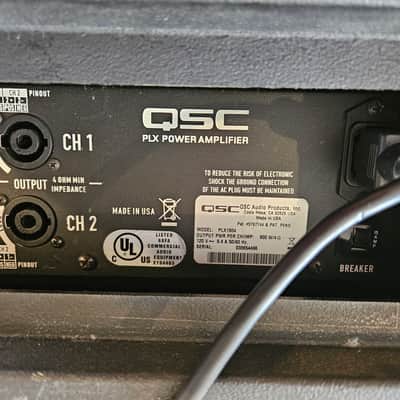 QSC PLX1804 PLX2 Series Compact Rack-Mounted Power Amp with | Reverb