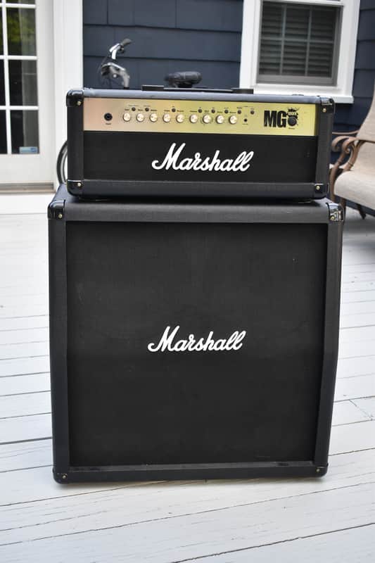 Marshall MG100FX 100-Watt Guitar Amp Head & Half Stack 4x12 | Reverb
