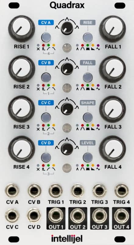 Intellijel Quadrax Quad Function Generator Eurorack Synth | Reverb