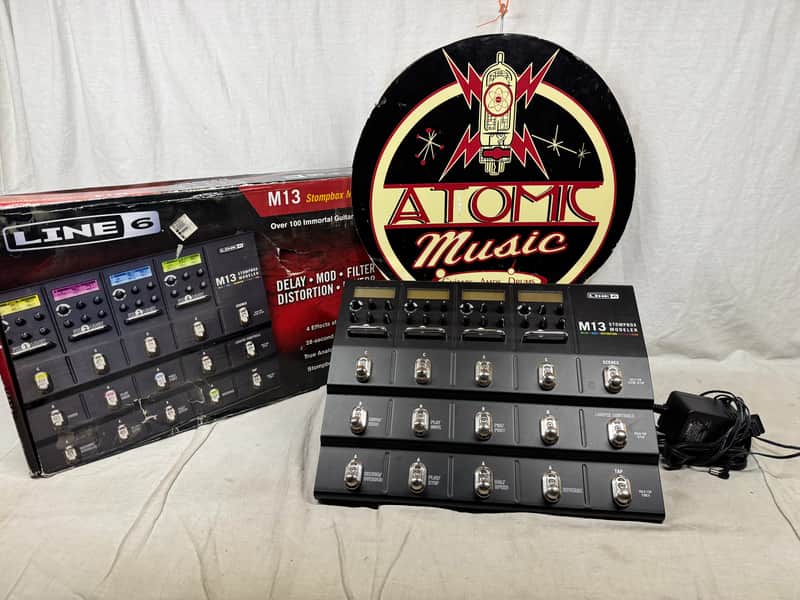 Line 6 M13 m 13 Stompbox Modeler Multi-Effects Pedal with | Reverb