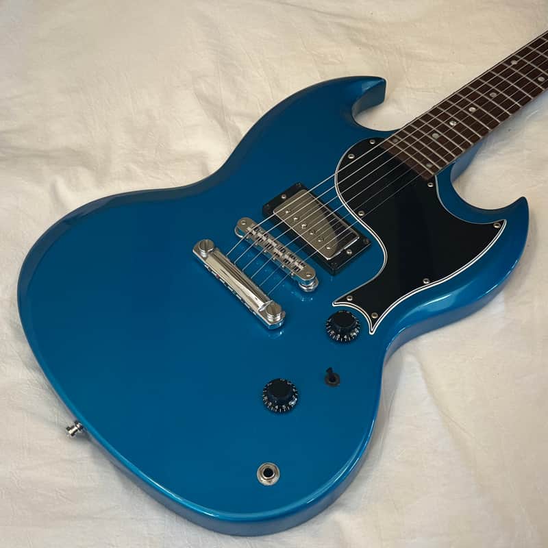 Vintage 1998 Gibson SG-X - Laguna Blue Metallic Custom Color | Reverb