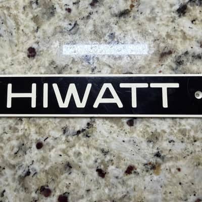 Hiwatt Amp or Cabinet Logo Badge Emblem | Reverb