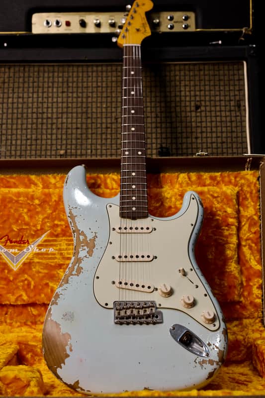 Fender Custom Shop 1963 Stratocaster Heavy Relic 2019 Sonic | Reverb