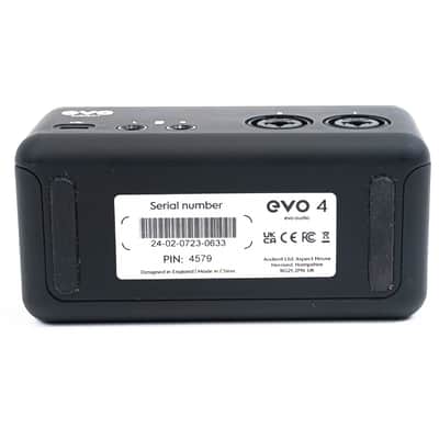 Audient EVO 4 USB Audio Interface – 2-in/2-out, 24-bit/96kHz, | Reverb