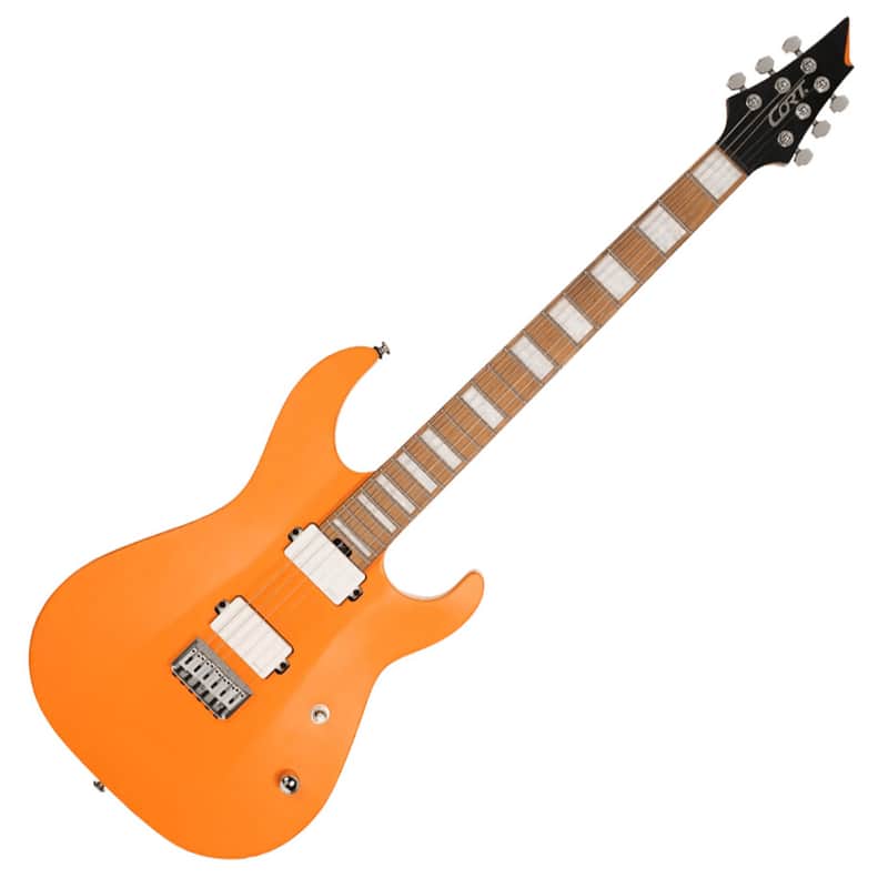 Cort KX600 Infinite Orange Crush Satin Neil Zaza Fishman | Reverb