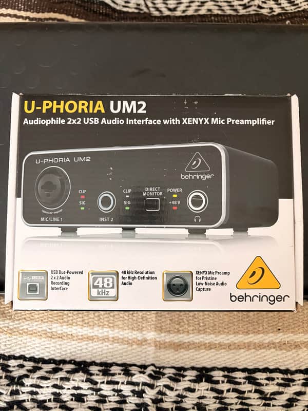 Behringer U-Phoria UM2 2x2 USB Audio Interface 2013 - Present | Reverb
