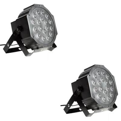 2x On Stage RGB LED Wash Lights | Reverb