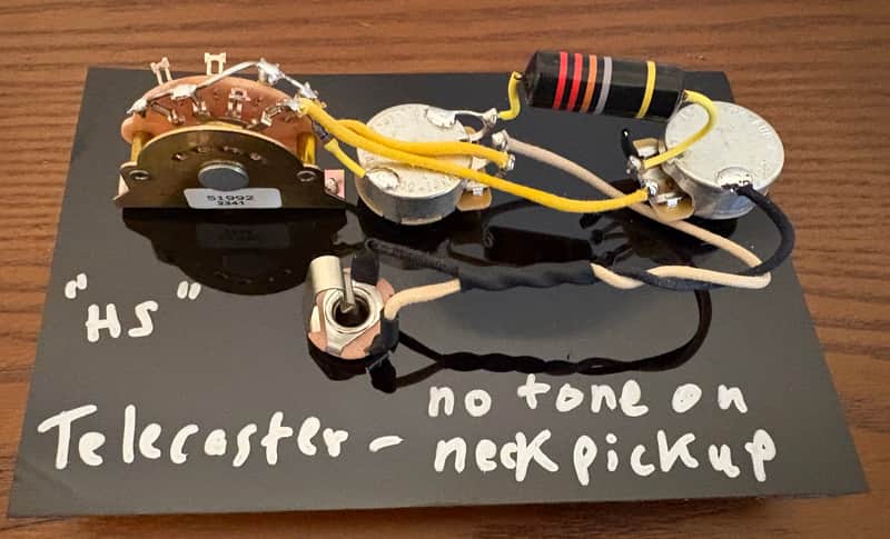Fender Telecaster (HS) 3-way wiring harness upgrade-Humbucker | Reverb