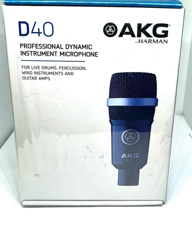 AKG D40 Professional Dynamic Instrument Microphone – Factory | Reverb