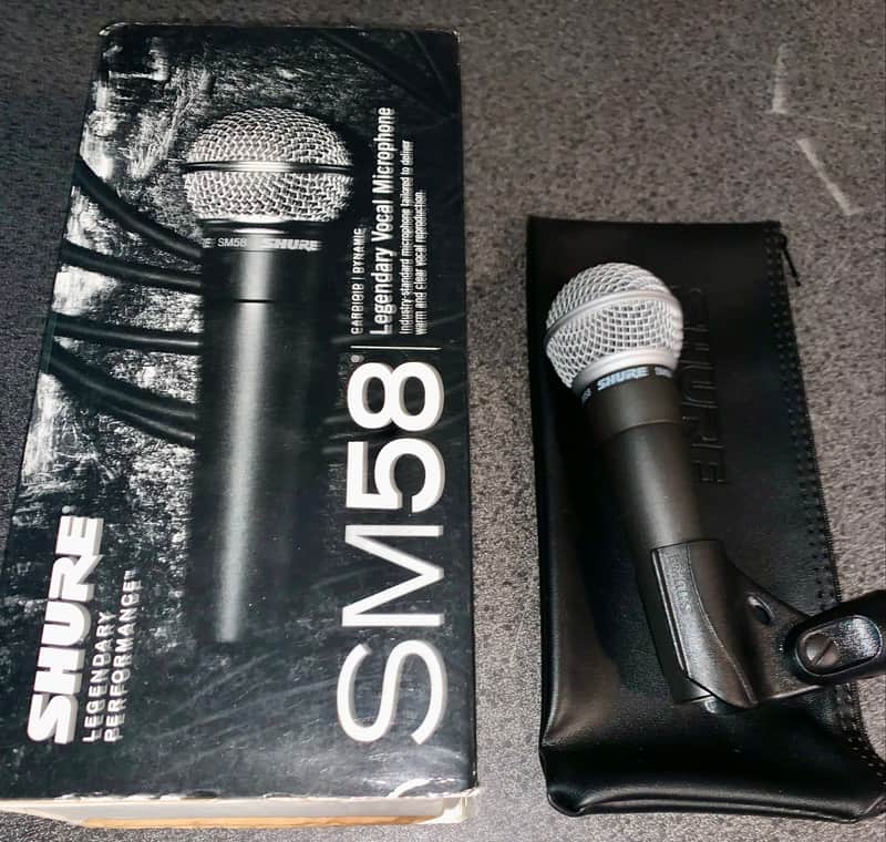 Shure SM 58 Cardioid Dynamic Microphone 1984 - Present - | Reverb