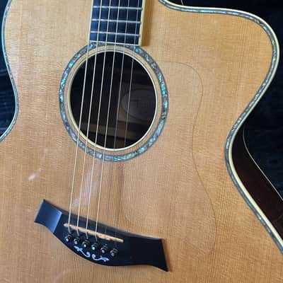 Taylor 915-CE 915CE Indian Rosewood Jumbo Cutaway Acoustic | Reverb
