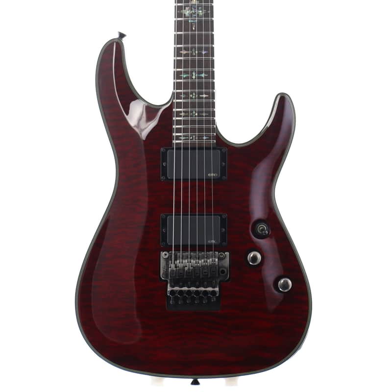 SCHECTER Damien Elite 6 AD-DM-EL-FR Crimson Red Burst | Reverb