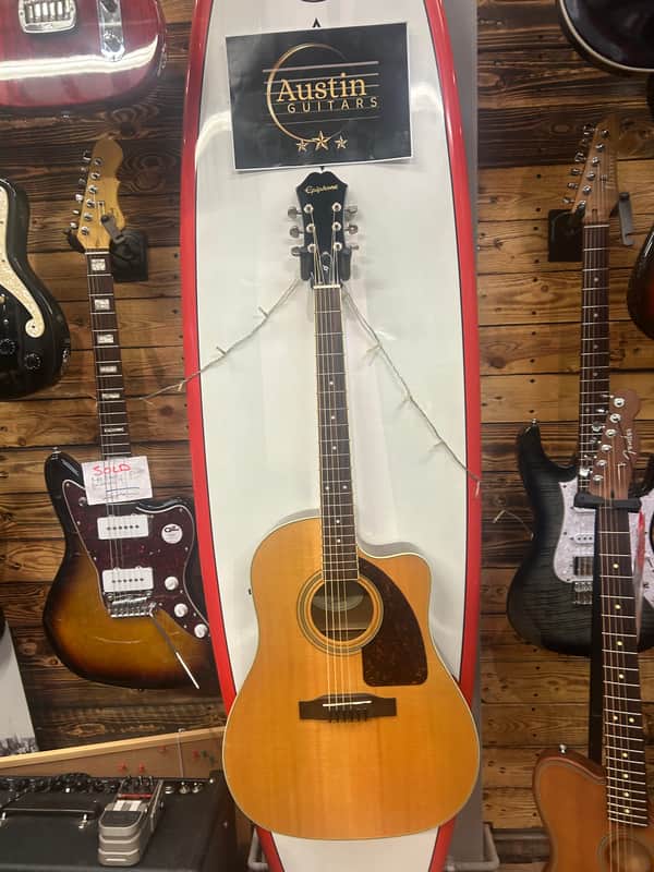 Epiphone AJ/200 Electro Acoustic Guitar | Reverb