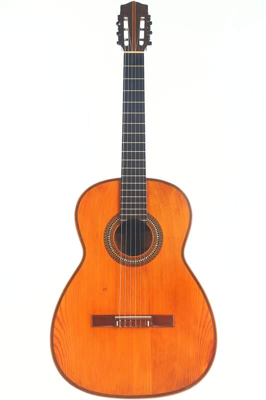 Andres Marin "Augustin Barrios" classical guitar ~1900 | Reverb