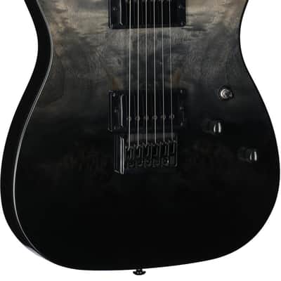 Schecter PT Standard Electric Guitar - Black Fade Burst Burl | Reverb