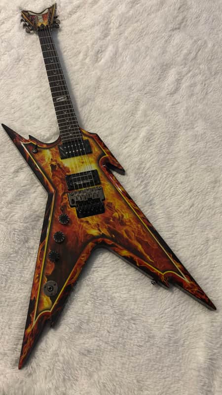 Dean Dime Dimebag Razorback Explosion With Case! *Left | Reverb