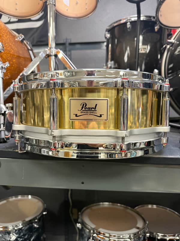 Pearl Brass Free Floater 14x5” Snare Drum | Reverb