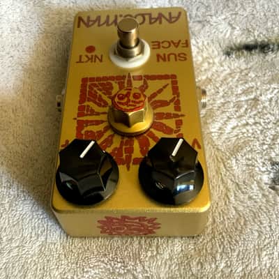 Analogman Sun Face Fuzz NKT Red Dot w/ Sundial | Reverb