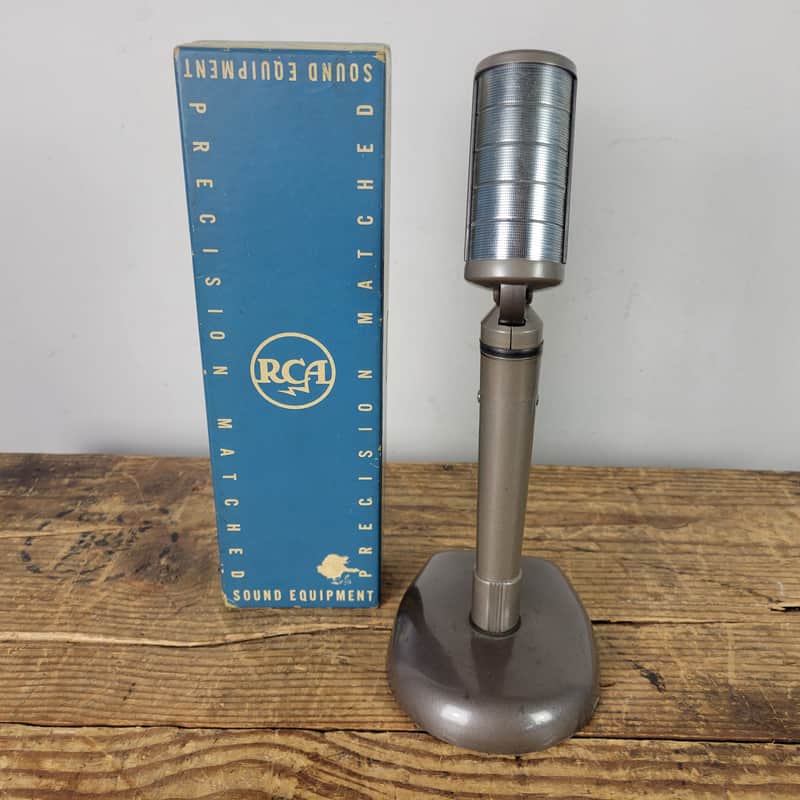 1950's RCA MI-12005-1 / KN-1B Dynamic Microphone With | Reverb