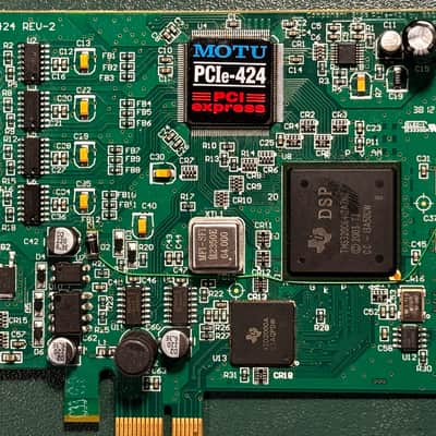 MOTU MOTU 2408mk3 + PCIe-424 Card + Cable + Recapped + Win11 | Reverb