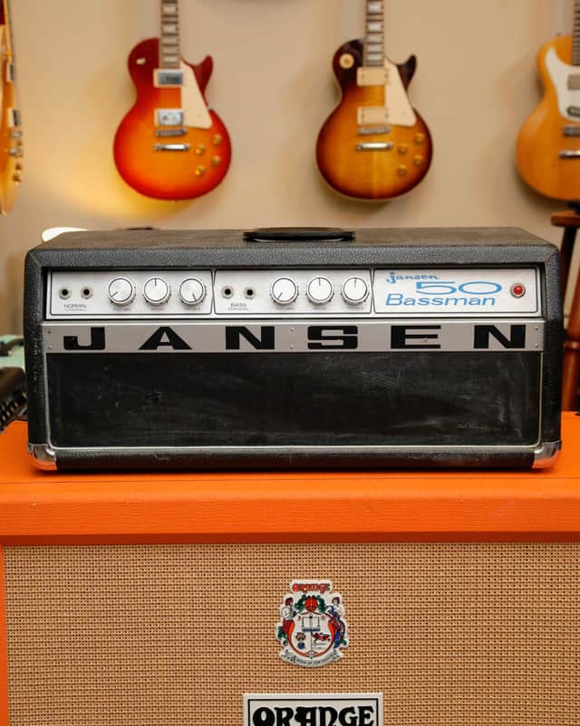Jansen Bassman 50 Valve Amplifier Head 1970s Made in NZ | Reverb