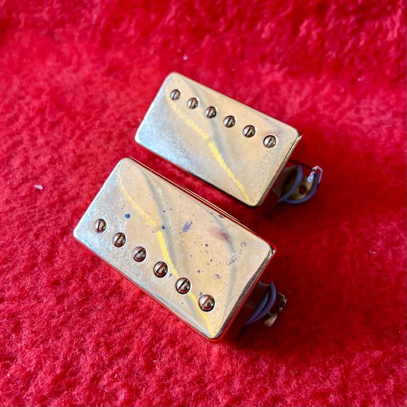 Ibanez Super 58 PAF Humbucker pickups 1980’s - Gold original | Reverb