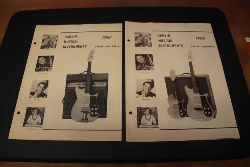 Vintage 1961, 1962 & 1967 ORIGINAL Carvin Musical Instrument | Reverb