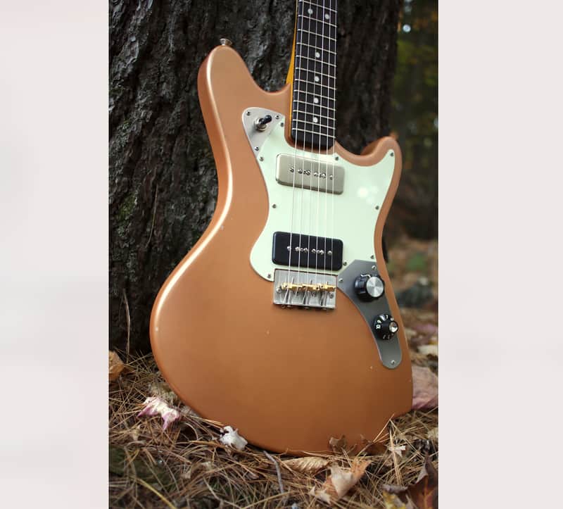 Lewis Guitars Minnow – Tokyo Glow – Short Scale - | Reverb Ireland