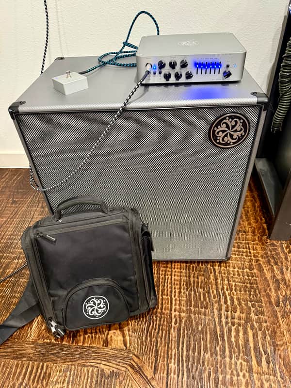 Darkglass Microtubes 900 V2 Head + DG410N 4x10 Cab Full Rig | Reverb