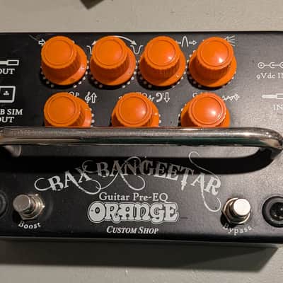 Orange Bax Bangeetar Guitar Pre-EQ Pedal 2010s - Black | Reverb