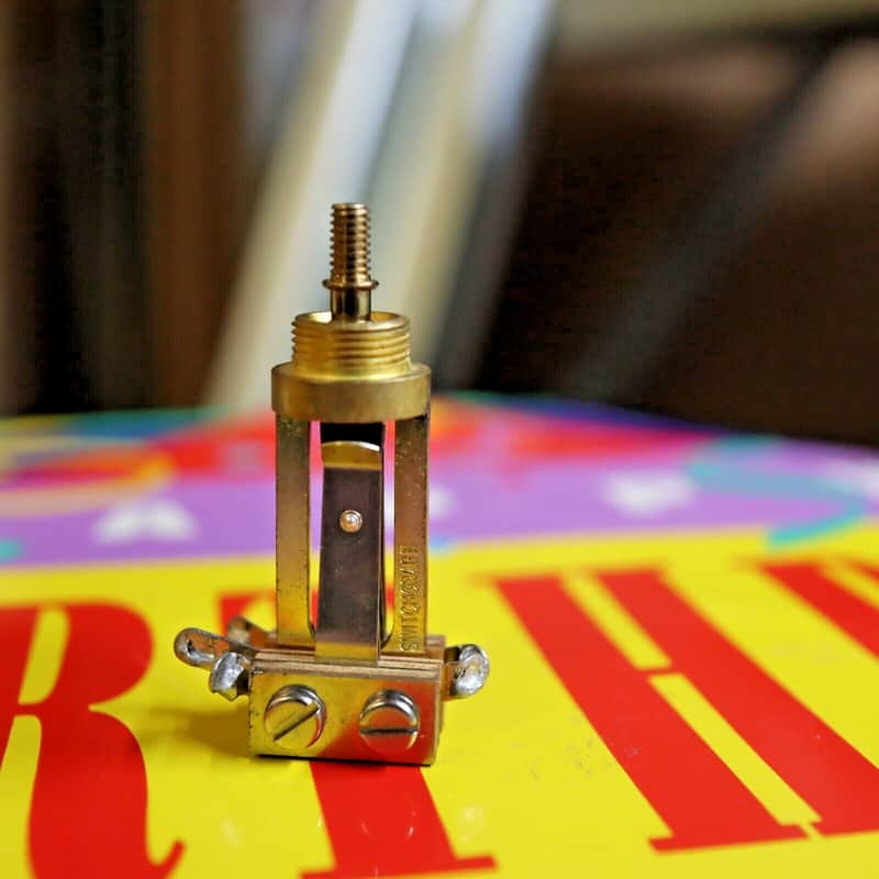 80s Switchcraft 3-way toggle USA Gold Switch Gibson Les Paul | Reverb