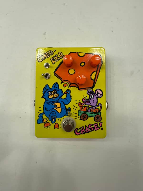 Pedalove Ched-err Chase Cheddar Rat Distortion Handpainted | Reverb