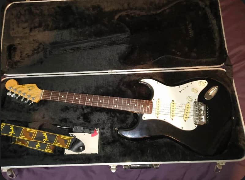 Squier Stratocaster, MIJ, mid 80’s, w/case | Reverb