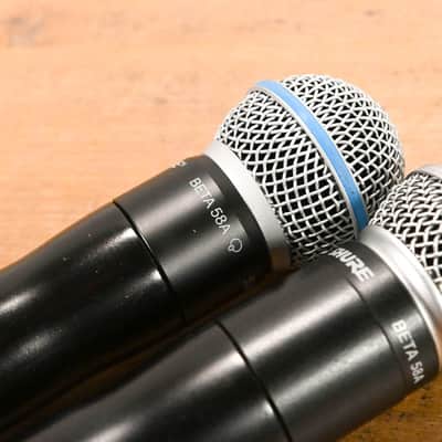 Shure UR4D+ Dual Wireless Receiver with UR2/BETA58A Mic Pair | Reverb