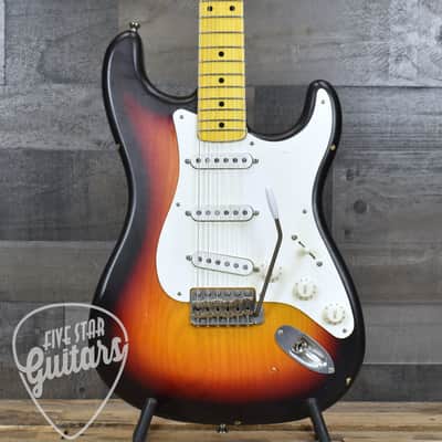 Pre-Owned Nash Guitars S-57 - 3 Tone Sunburst with Hard Shell | Reverb