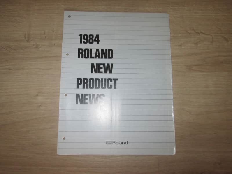 Roland New Product News Catalog (MKS-80/MPG-80) - 1984 - | Reverb