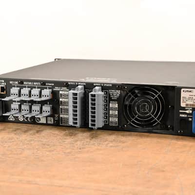 QSC CXD8.4Q 8-Channel, 4000W Network Amplifier with Mic/Line | Reverb