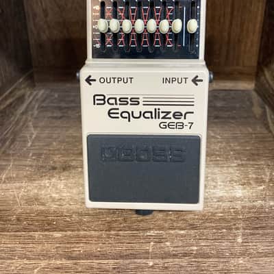 Boss GEB-7 Bass Equalizer (Silver Label) 1995 - Present - | Reverb