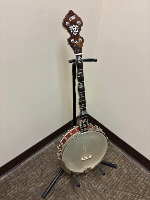 OME Silver Bell Irish Tenor Open-Back 4-String Banjo w/ OHSC | Reverb