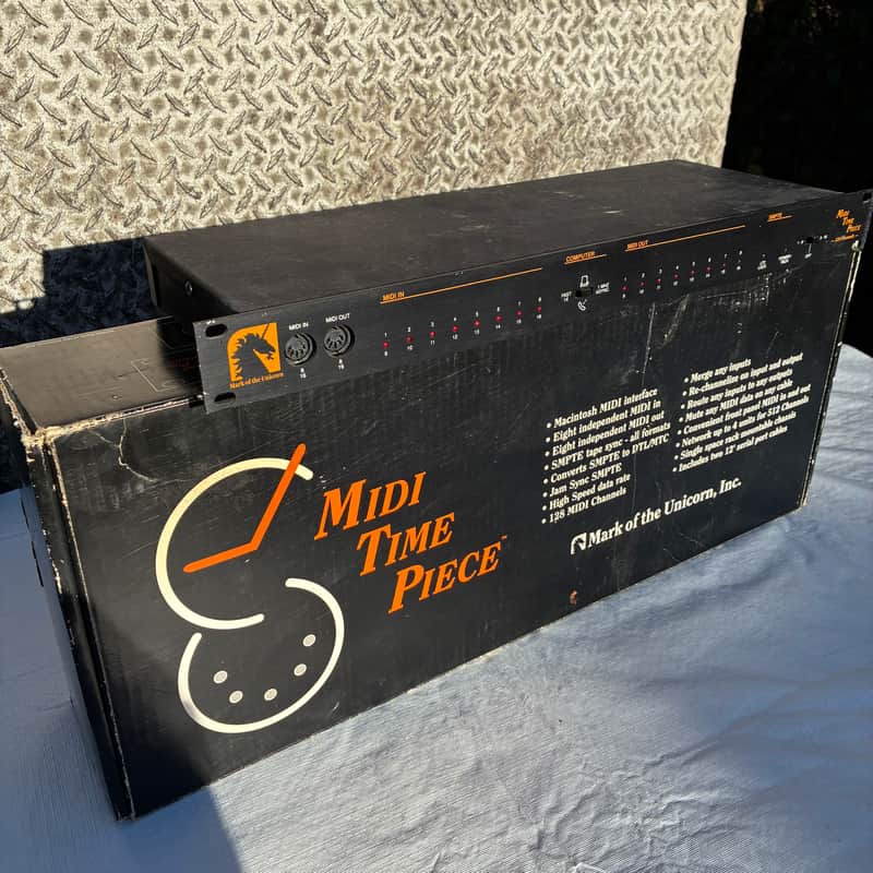 Mark Of The Unicorn MIDI Time Piece 128 Channels No Power | Reverb
