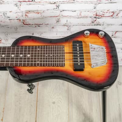 SX - 2021 8 String Lap Steel Kit - Sunburst - w/Stand And Bag | Reverb